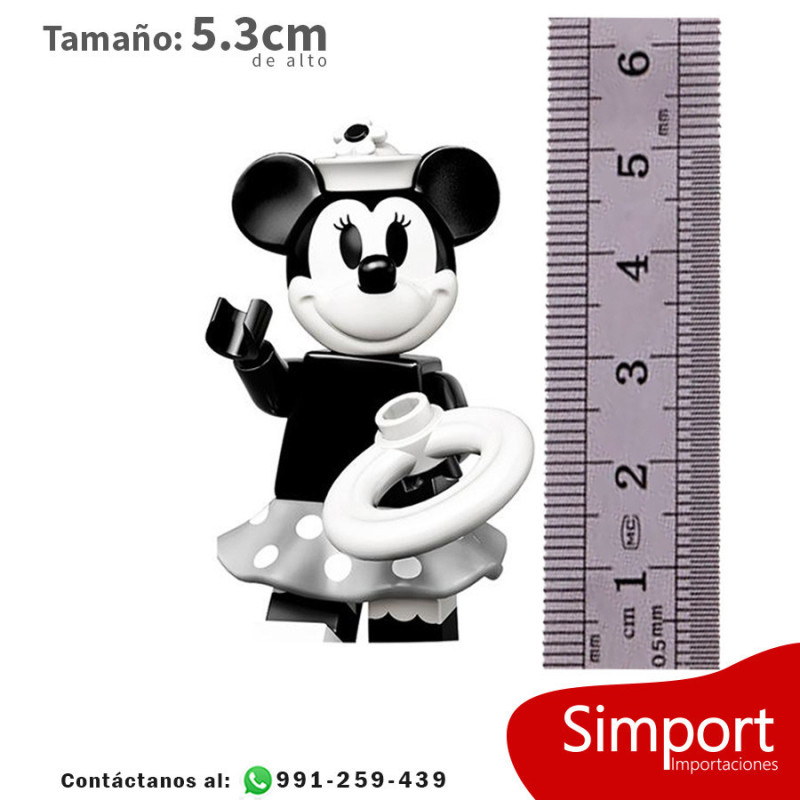 Minnie Mouse B/W - Minifigura