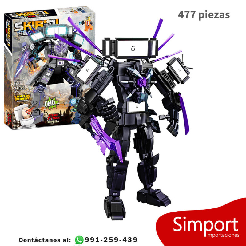 Titan Tv Man - 477 Piezas - Skibiditoilet